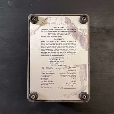 Ross Compressor (vintage, made in Kansas) Gray Box Compressor | Reverb