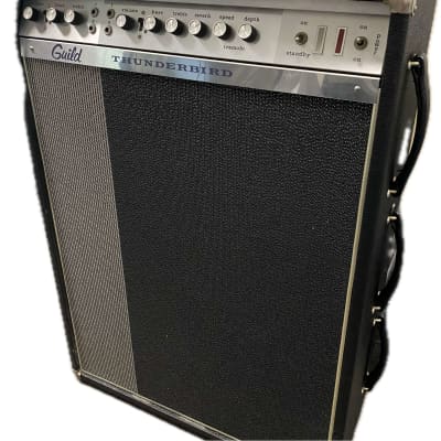 Guild Thunder Bass Amplifier 1970 Black Tolex | Reverb