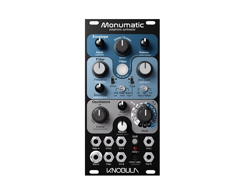 Knobula Monumatic 8 Voice Polyphonic Synth Voice | Reverb