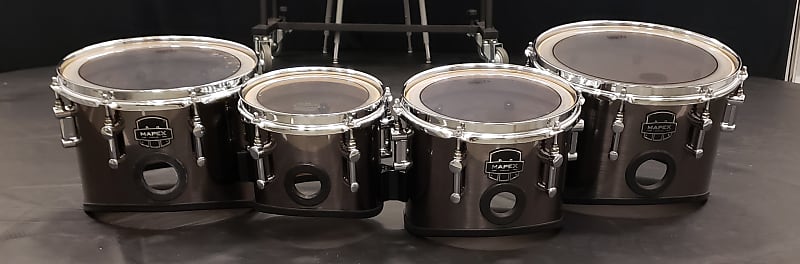 Mapex Quantum Agility Multi-Tom Marching Drums - Grey Steel | Reverb