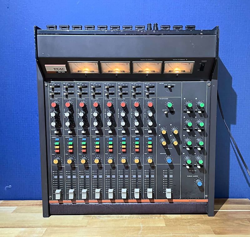 Teac M-30 Vintage 8-Channel Analog Mixer 80s | Reverb
