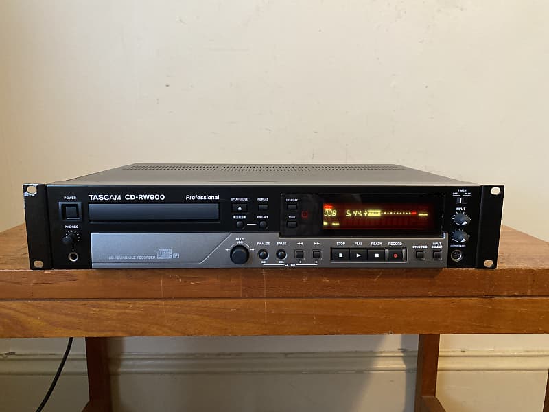 TASCAM CD-RW-900 Professional Rewritable CD Recorder. Works | Reverb
