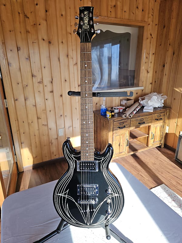 Jackson Scott Ian signature pinstripe 90's - Black | Reverb