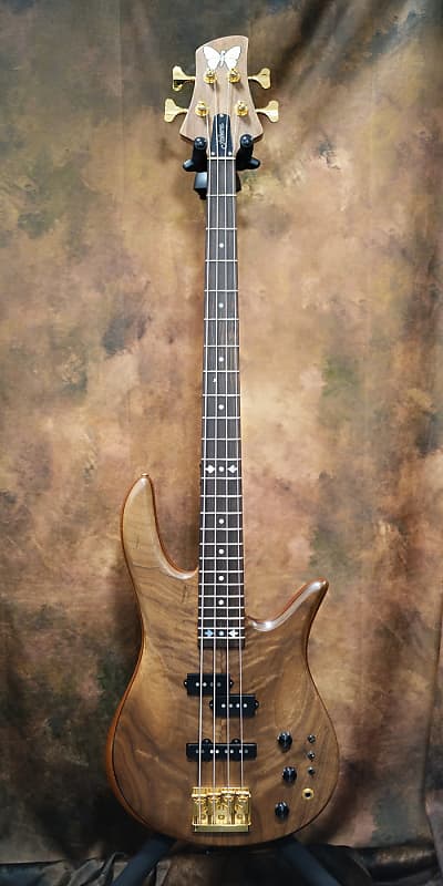 Fodera Monarch 4 Deluxe Custom Walnut | Reverb