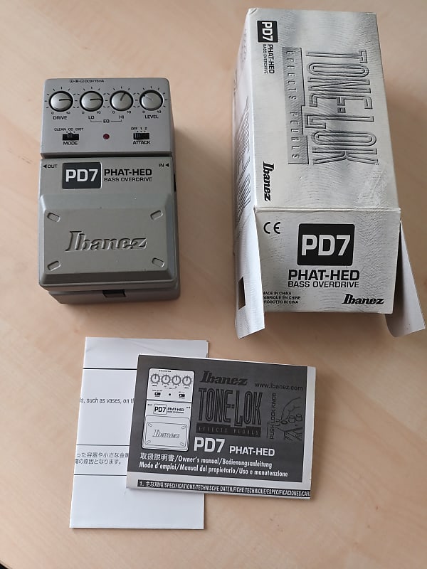 Ibanez PD7 Phat-Hed Bass PD-7 Overdrive Tone Lok | Reverb Deutschland