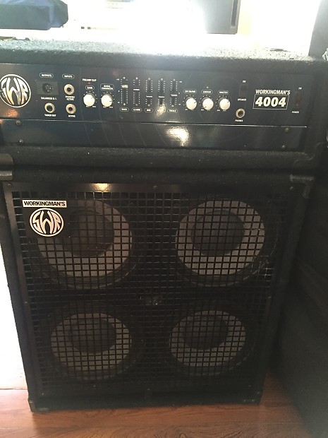 SWR Workingman's 4004 amp and 4x10 cab 2004 Black | Reverb