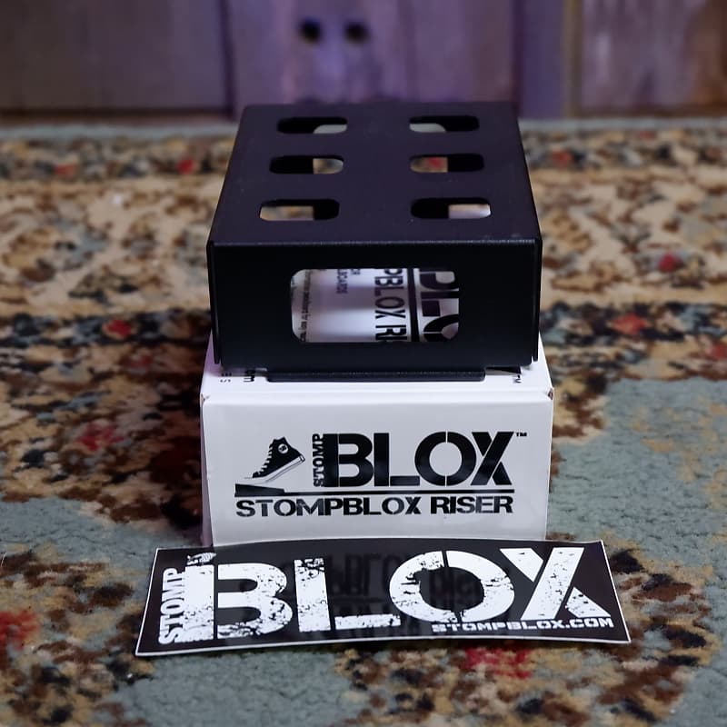 Stompblox Pedal Riser for Stompblox Pedalboard - Black Metal | Reverb