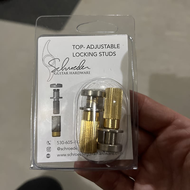 Schroeder Metric Top-Adjustable Locking Studs Aged Nickel | Reverb