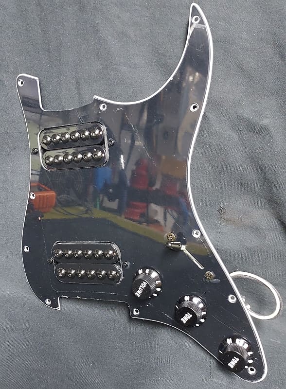 Rock'n R Guitars Loaded HH for Strat Pickguard W/GM "Invader | Reverb