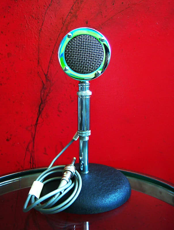 Vintage 1960's Astatic D-104 crystal "Lollipop" microphone | Reverb