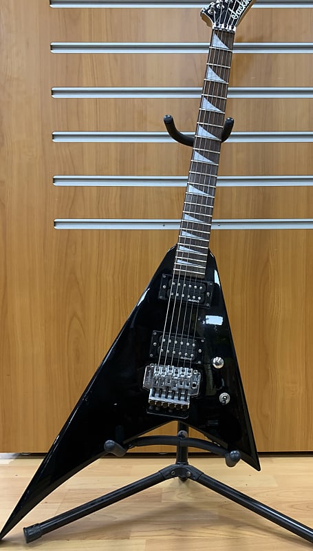 Jackson Randy Rhoads RR2 1992 Ebony Flying V | Reverb