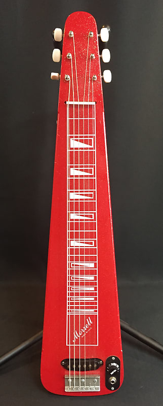 Morrell MLS-R 6-String Lap Steel Guitar Red Sparkle Finish | Reverb