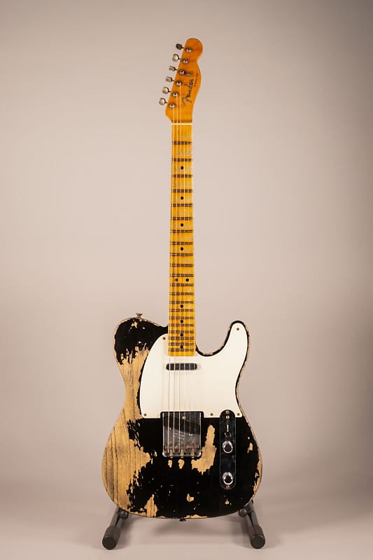 Fender FENDER TELE 50 H.RELIC BLK NAM LTD 2021 - black heavy Fender FENDER TELE 50 H.RELIC BLK NAM LTD 2021 - black heavy