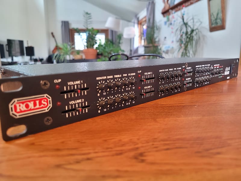 Rolls RM65 6-channel 1ru Mixer w/FX Loop, Aux Buss In, | Reverb