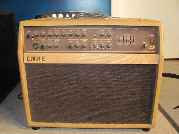 Crate USA Built CA125D Combo Acoustic Guitar Amp Amplifier | Reverb