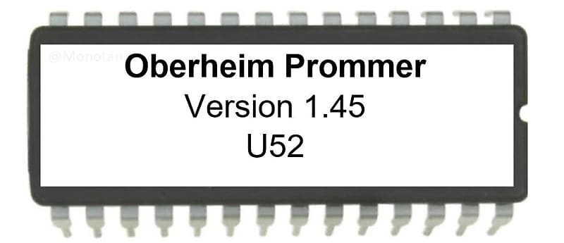 Oberheim Prommer – Version 1.45 Firmware OS Update Upgrade | Reverb