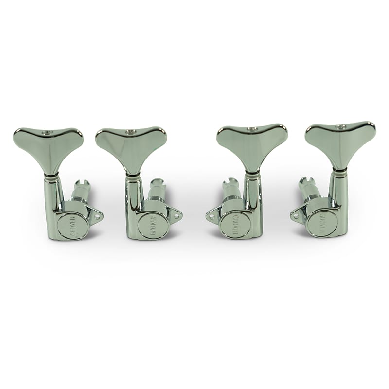 Grover Chrome 2 Per Side Mini Bass Machines fits Soundgear | Reverb