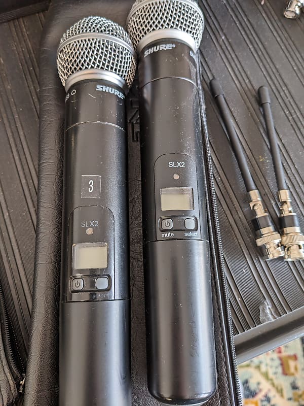 4 Channel Shure SLX Wireless System with UA844 | Reverb