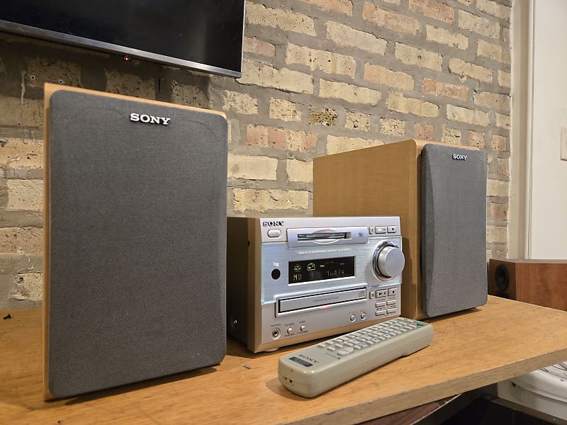 Sony DHC-MD333 HI-FI stereo md/cd w/remote fully functional- | Reverb