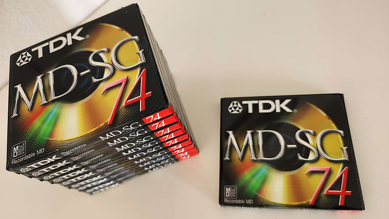 TDK MiniDisc MD-SG 74 (10 pack) - Factory Sealed | Reverb
