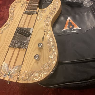 Antonio Tsai Neck Thru Telecaster style late 90s - natural | Reverb