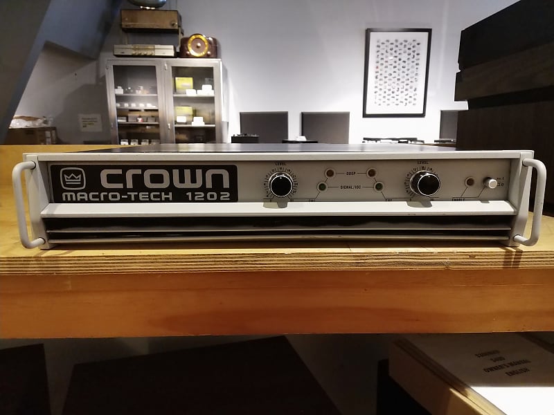 Crown Macro-Tech 1202 Stereo Power Amplifier | Reverb