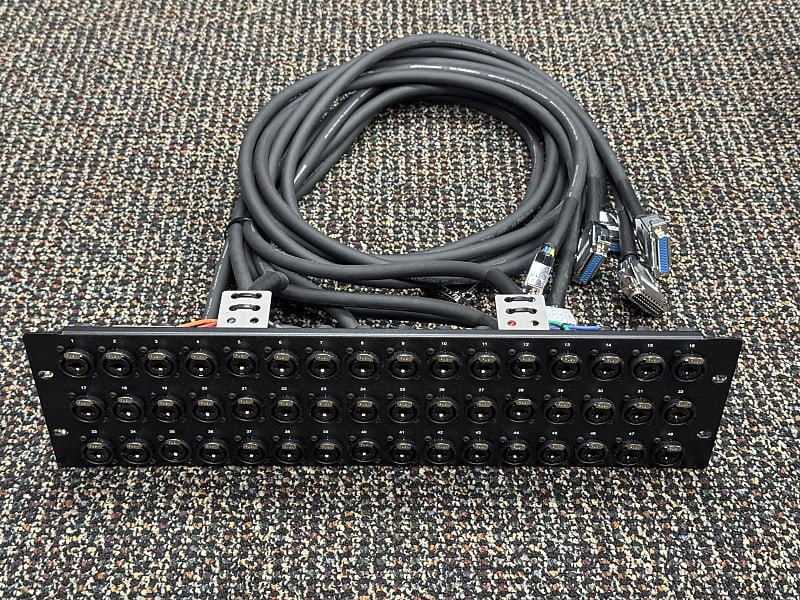 Custom 48ch XLR Patch Panel w/ DB25 Breakouts – Analog Audio | Reverb