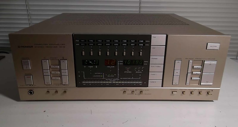 1984 Pioneer SX-9 Computer Controlled Receiver 125 Watts per | Reverb