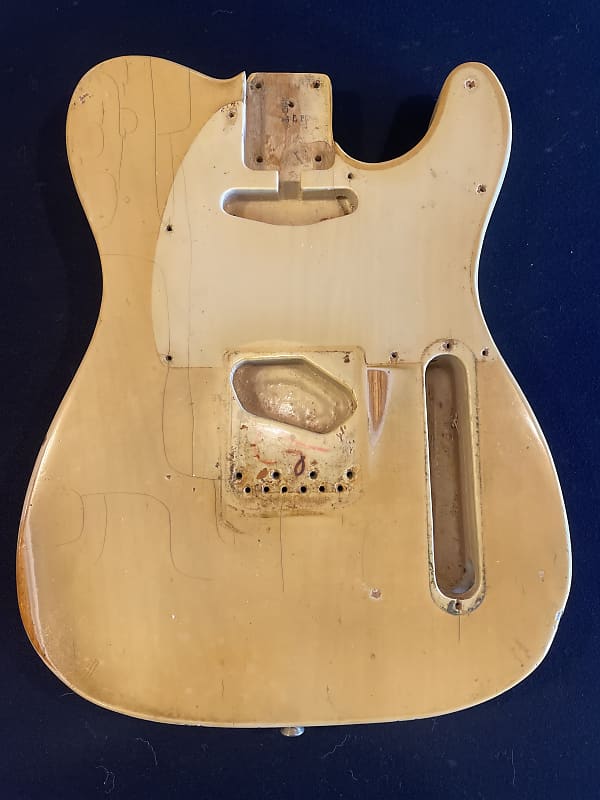 Early 70’s Fender Telecaster Body - Vintage Blonde | Reverb