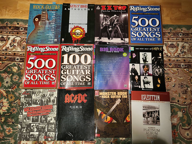 Guitar Tab Books - 12 Book Sets | Reverb