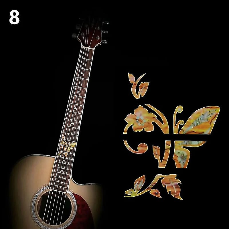 Guitar Fingerboard Fret Inlay Sticker Decal | Reverb