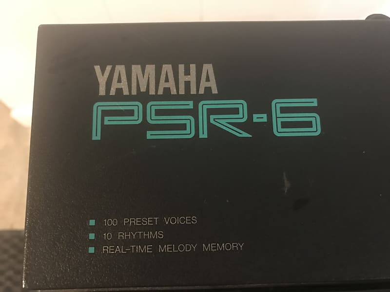 Yamaha PSR-6 Keyboard 1991 black | Reverb