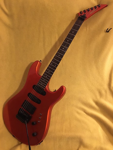 Schecter Strategy Late 80s-Early 90s Metallic Orange | Reverb