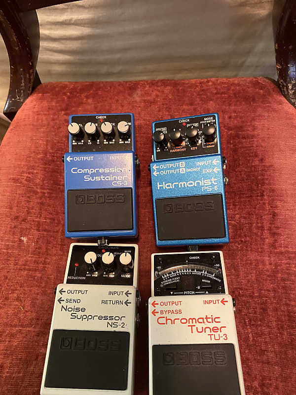 4 boss effects pedals | Reverb