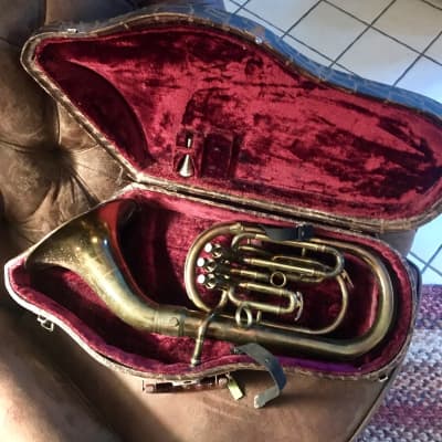 Besson Brevete Bell-Front 3-Valve Euphonium Baritone Horn | Reverb