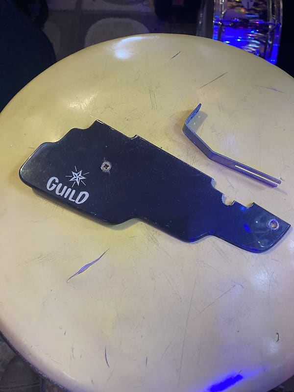 Guild Starfire Pickguard w/ Bracket 1960s Black | Reverb