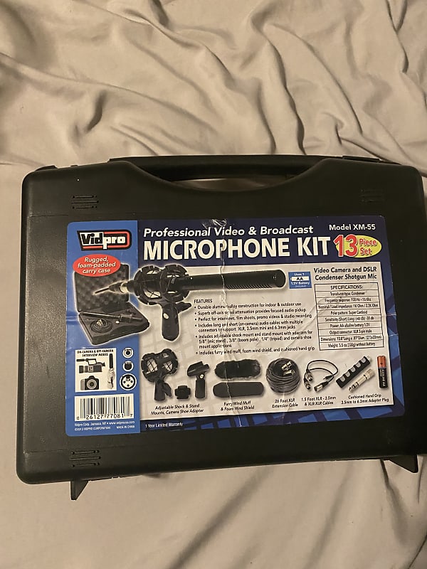 Vidpro XM-55 Shotgun Microphone Kit | Reverb