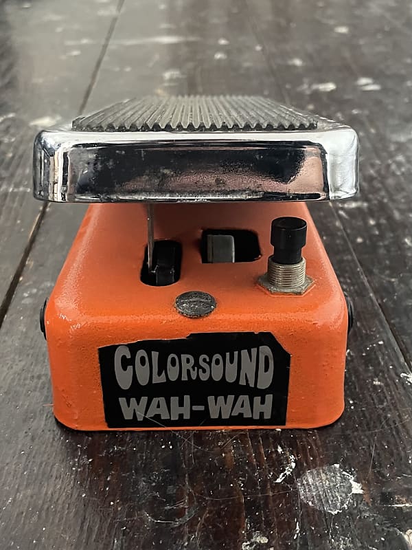 Colorsound Wah Wah 1970’s Orange Paint | Reverb
