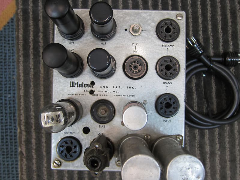 Mcintosh 20-W-2 Vintage Mono Tube Amp, Single, Vintage Tubes | Reverb
