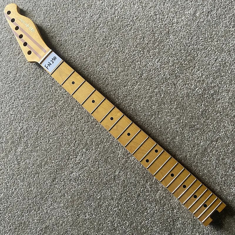 Maple Wood Guitar Tele Style Neck, 22 Frets Fingerboard | Reverb