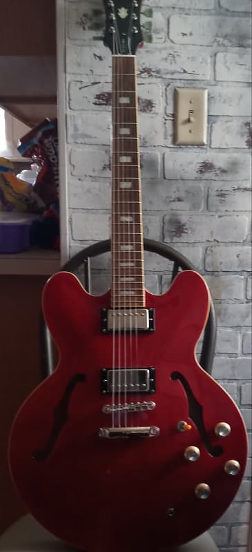 Epiphone ES 335 Pro Limited Edition Candy Apple Red with | Reverb