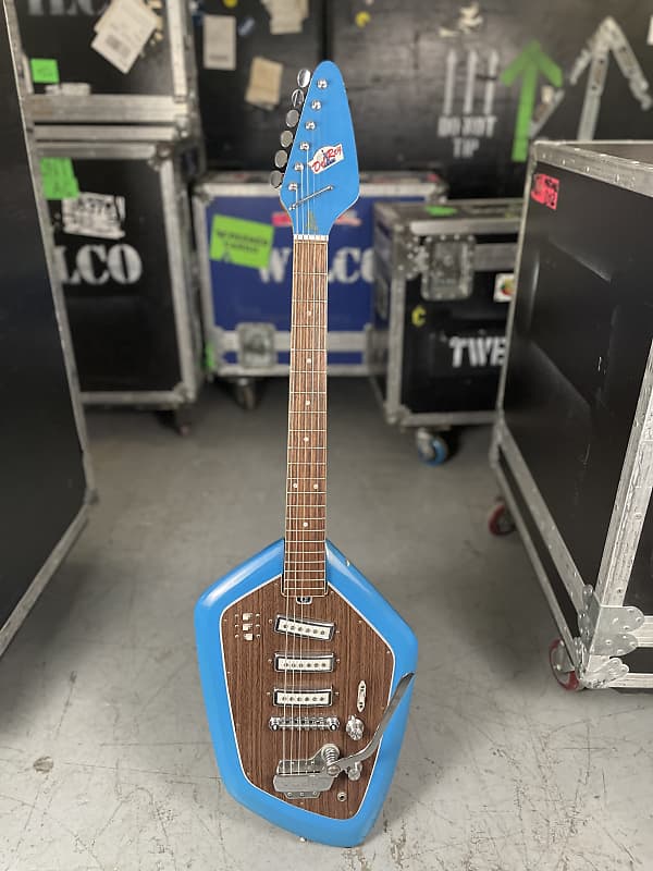 Wilco Loft Sale - Teisco EV-3T 1960's - Blue owned by Jeff | Reverb