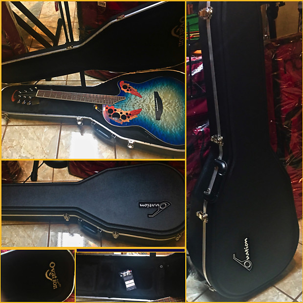 Ovation 9158 Deluxe Molded Mid/ Depth Guitar Case/ Authorized | Reverb