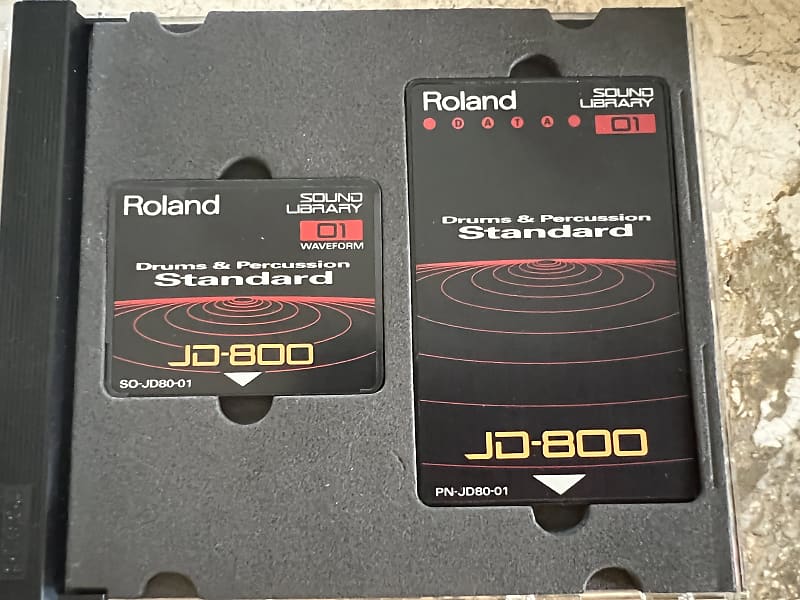 Roland Sound Library drums & percussion standard JD800 | Reverb