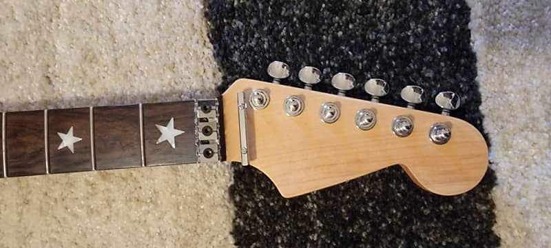 Warmoth S-Style Neck with Star Inlays | Reverb