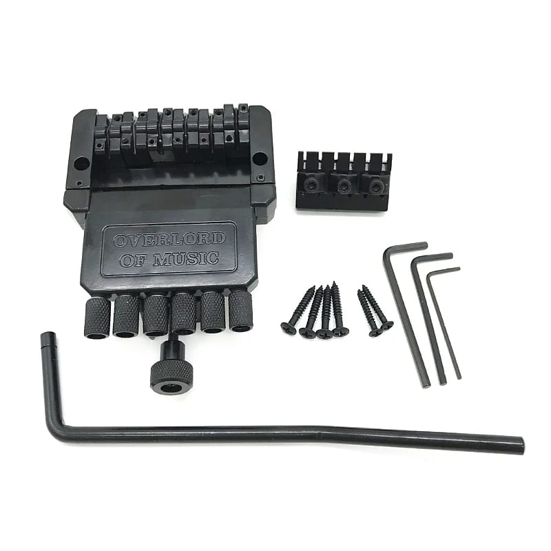 Headless Electric Guitar Bridge Tremolo System with Nut Set | Reverb