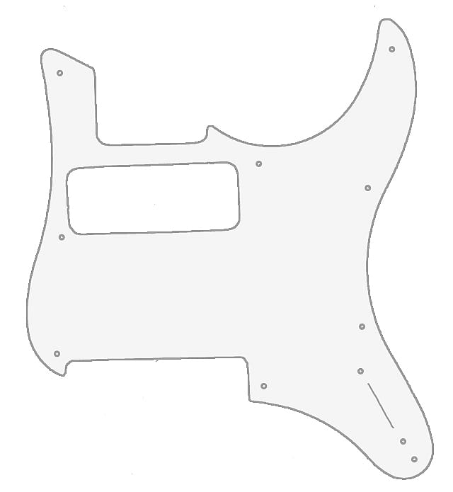 Custom Pickguard For 2020 Yamaha PAC611VFM-TBS Pacifica | Reverb