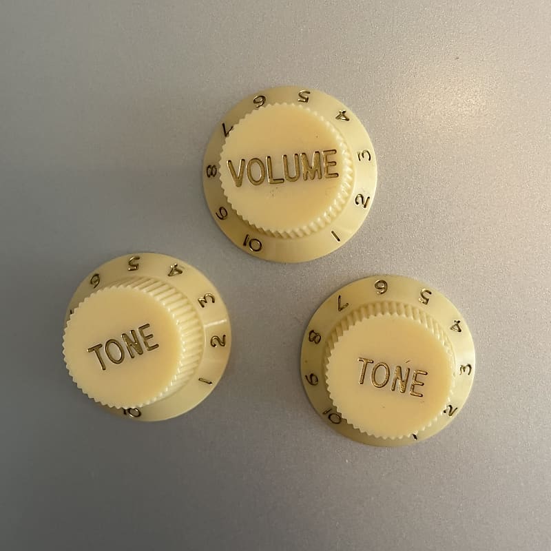 ST-Type Guitar/Amp Knob 3 Piece Fridge Magnet Set - | Reverb