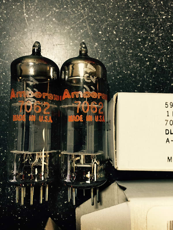 Amperex 7062 / E180CC 12AT7 Upgrade Orange Logo | Reverb