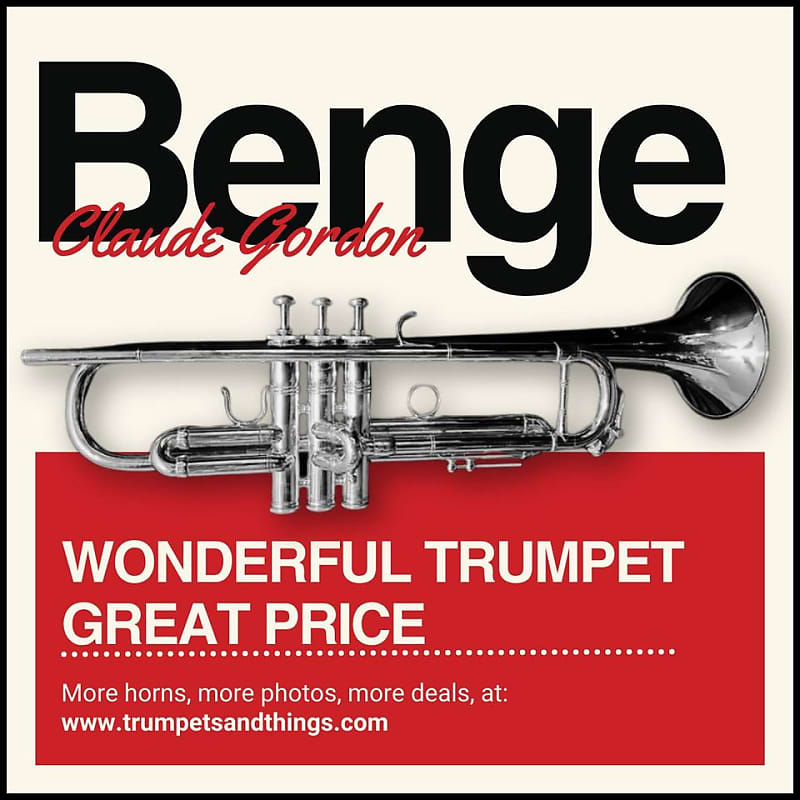 Benge Claude Gordon Model Trumpet | Reverb